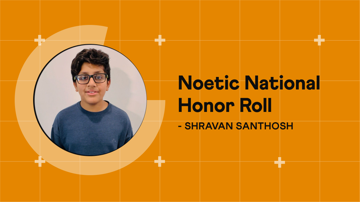 Noetic Math Contest: National Honor Roll Story