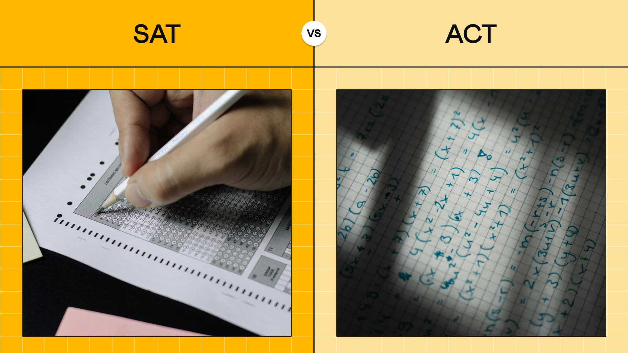 SAT vs ACT Math: Which Test Fits Your Strengths?