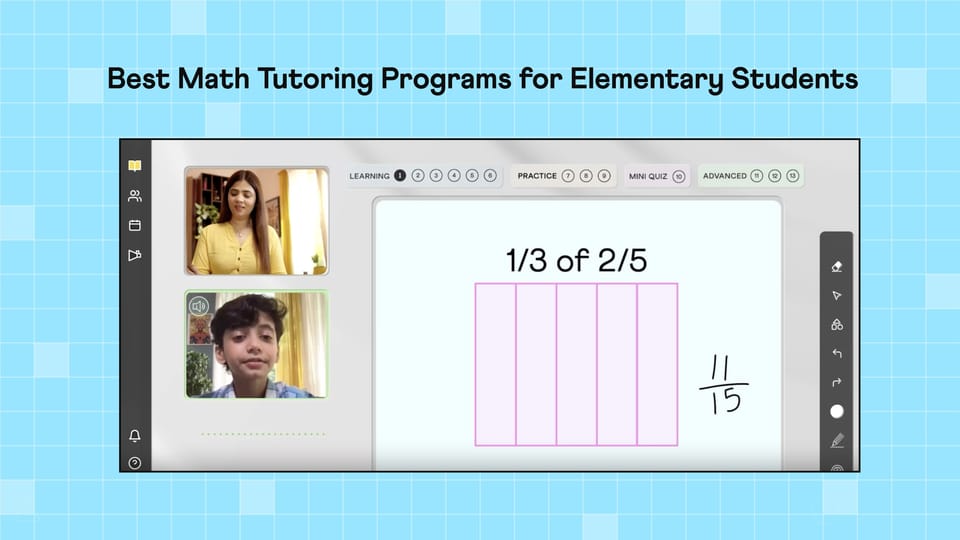 10 Best Math Tutoring Programs for Elementary Students (2026)