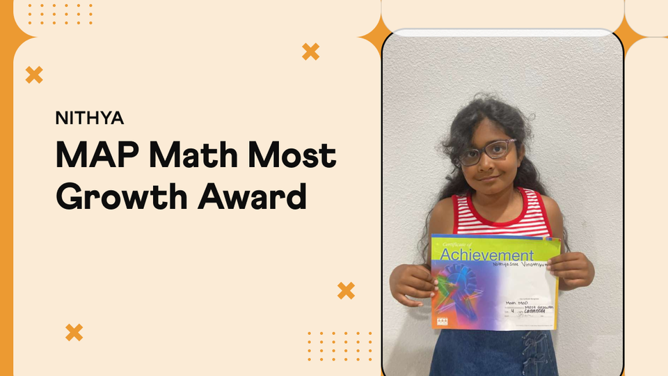 Grade 4 MAP Math Most Growth Award | Cuemath